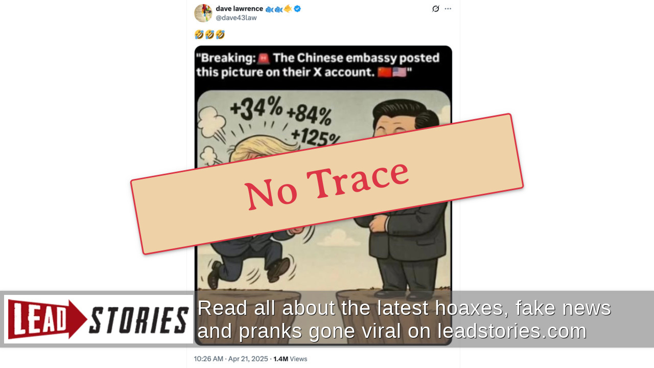 Fact Check: Chinese Embassy In US Did NOT Post Cartoon That Depicts ...
