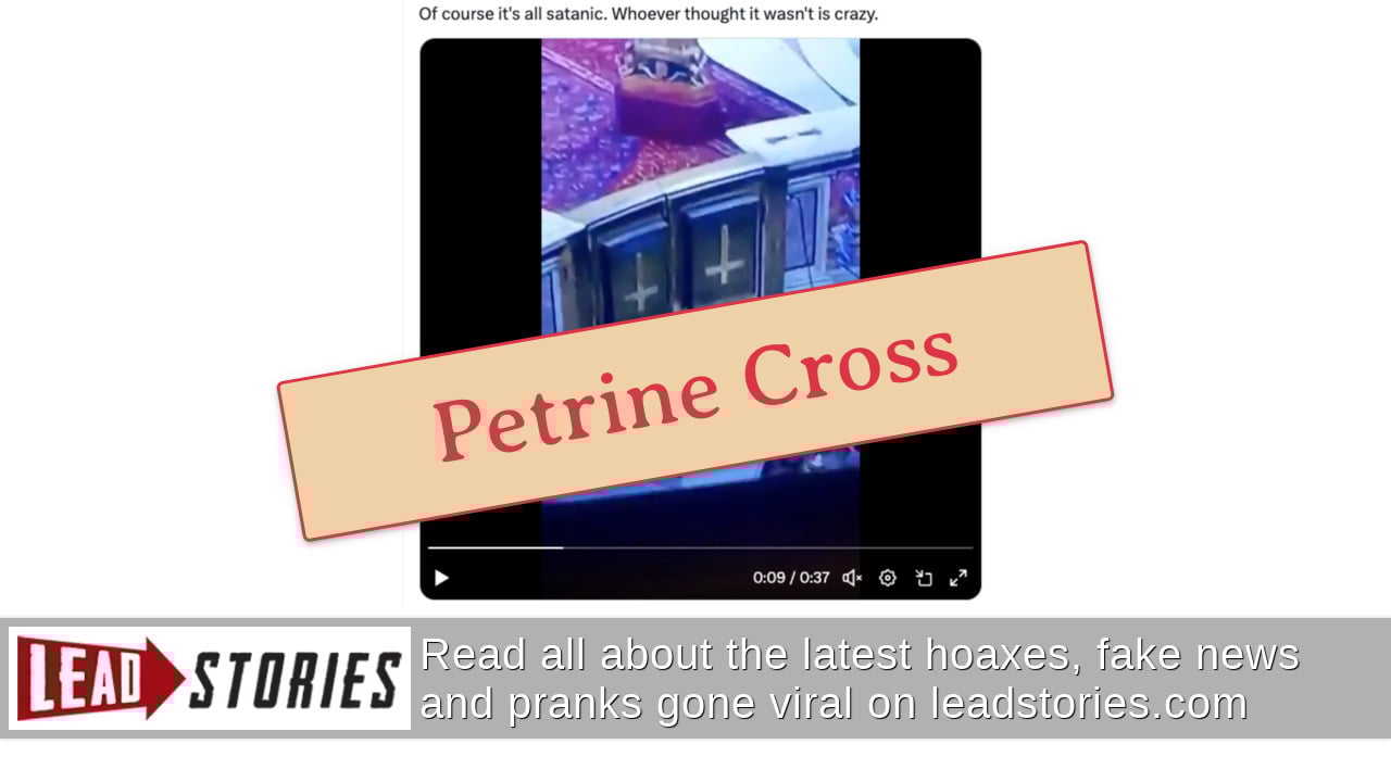 Fact Check: Inverted Cross In St. Peter's Basilica Does NOT Offer ...