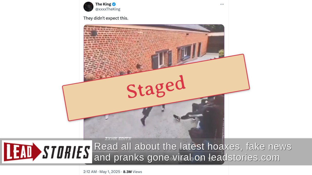 Fact Check: Video Did NOT Capture Real-Life Fight | Lead Stories