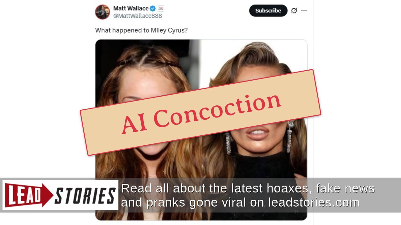 Fact Check: Miley Cyrus Before-And-After Uses FAKE Image To Ask 'What ...