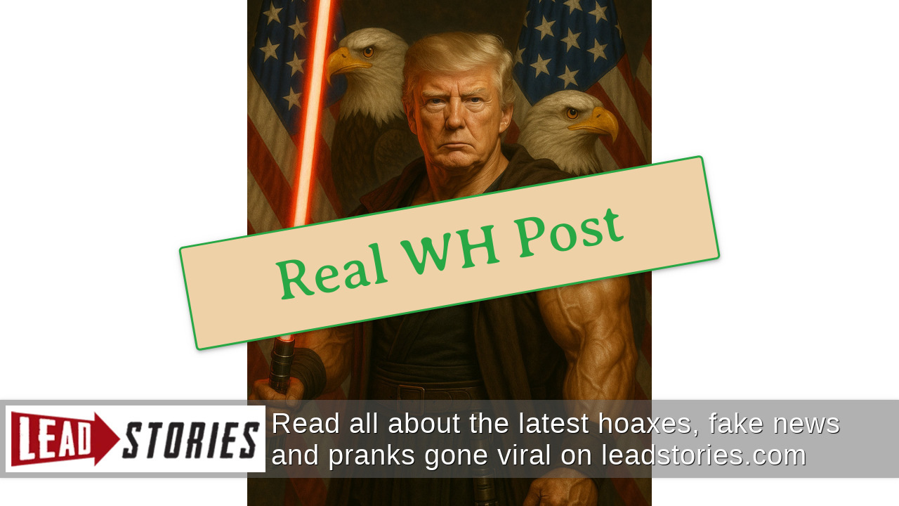 Fact Check: White House Posted AI Generated Image Of President Trump ...