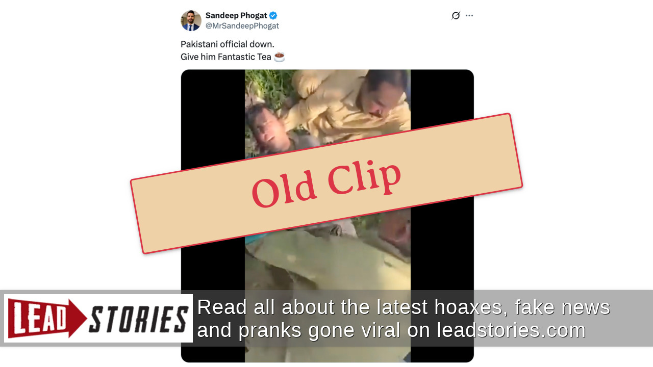 Fact Check: Video Does NOT Show Pakistani Pilot Shot Down Amid May 2025 ...