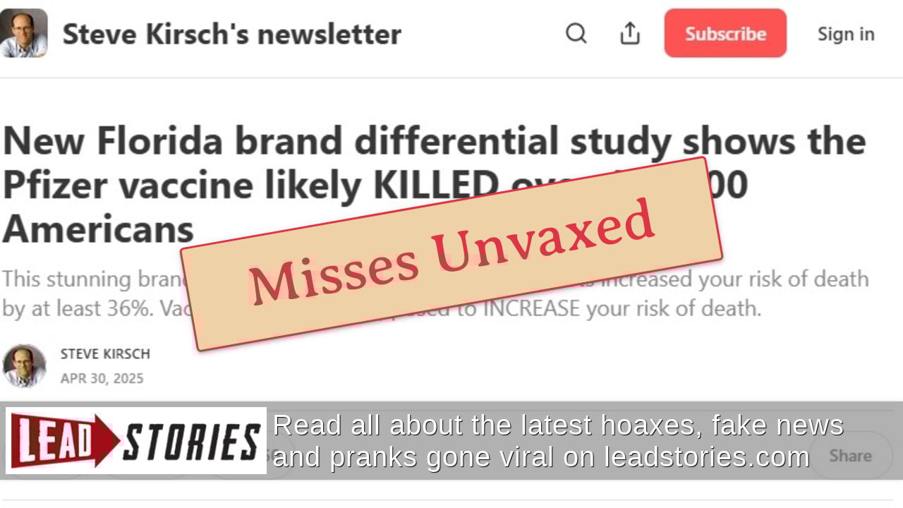 Fact Check: Research Paper Did NOT Show Pfizer COVID Vaccine Increased ...