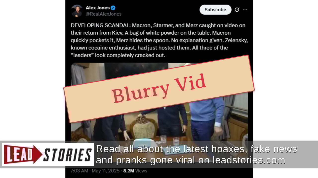 Fact Check: Video Does NOT Clearly Show Macron Hiding White Powder ...