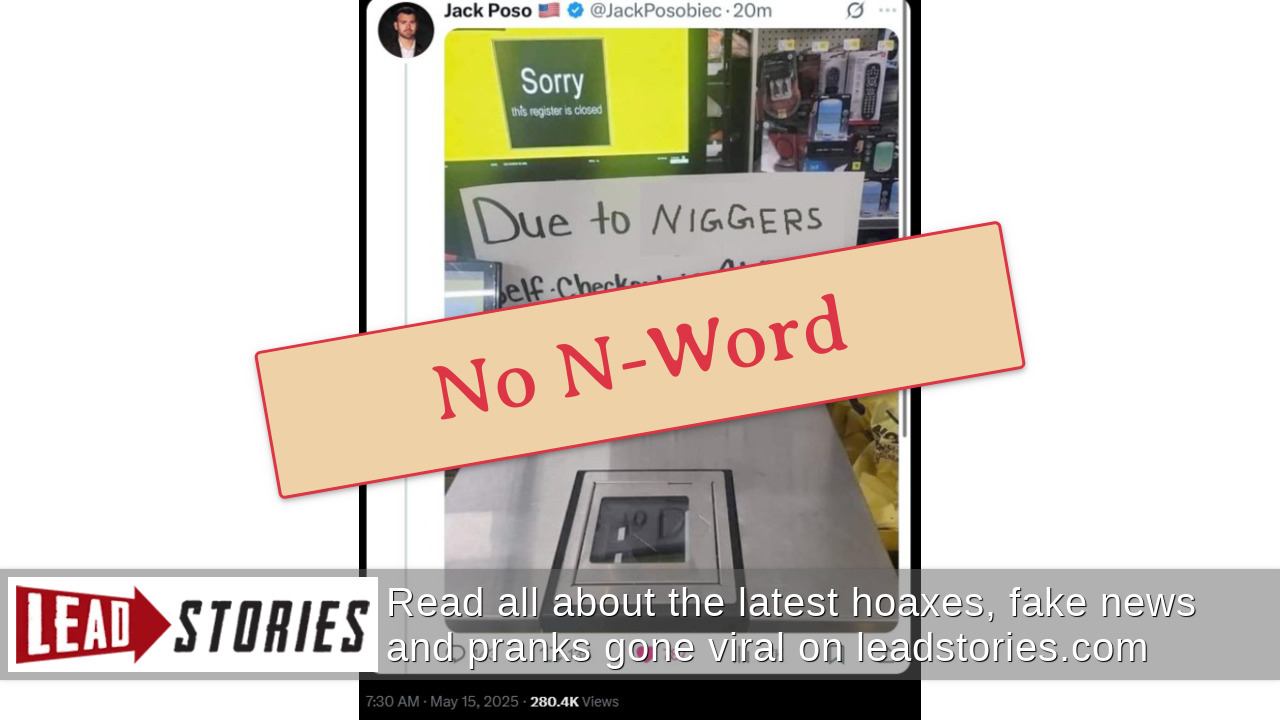 Fact Check: Dollar General Did NOT Post Sign Saying Self-Checkout Is ...