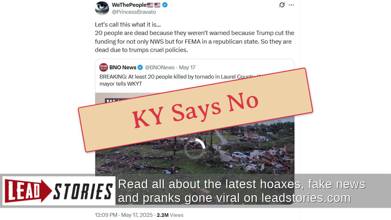 Fact Check: Kentucky Weather Service DID Send Out Tornado Warning ...