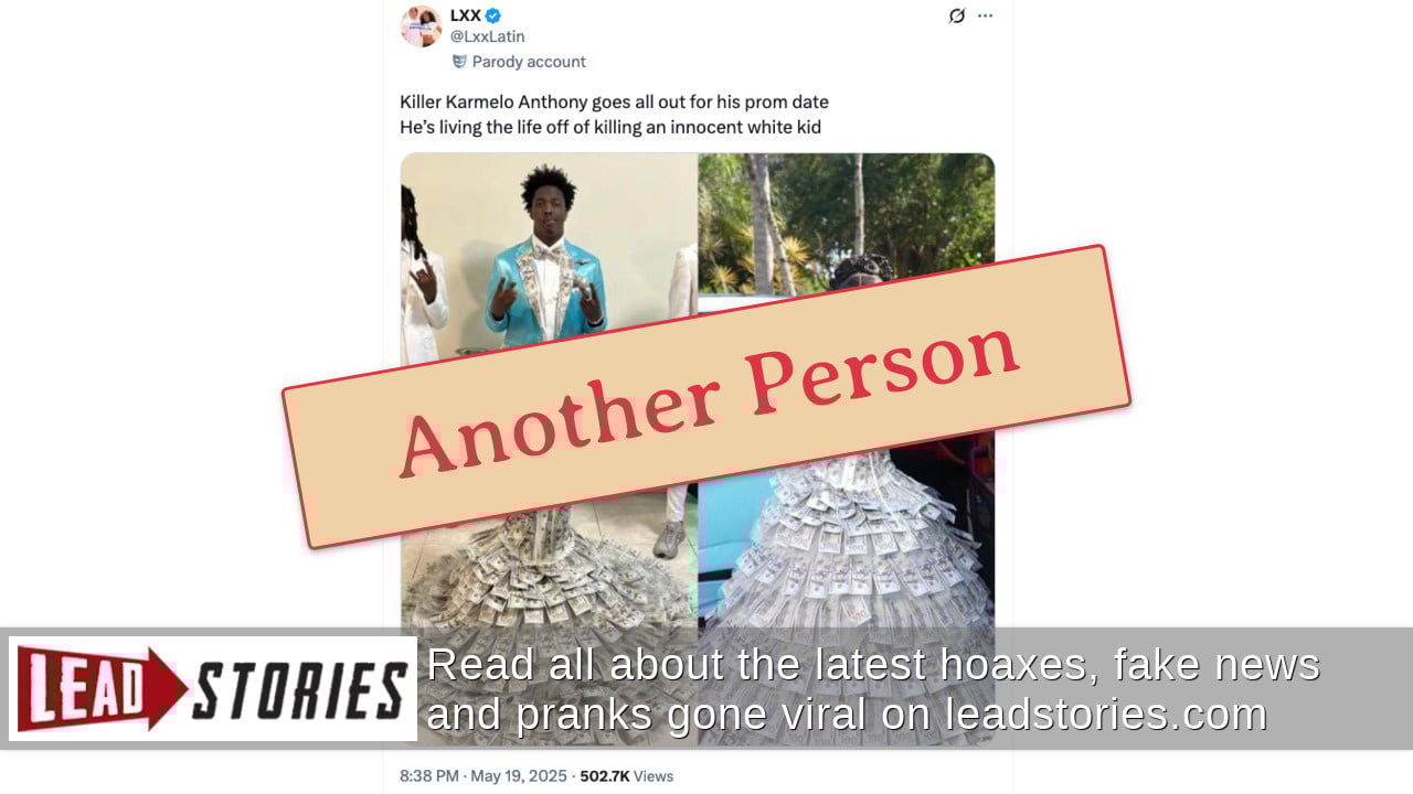 Fact Check: Photo Does NOT Portray Karmelo Anthony Attending Prom ...