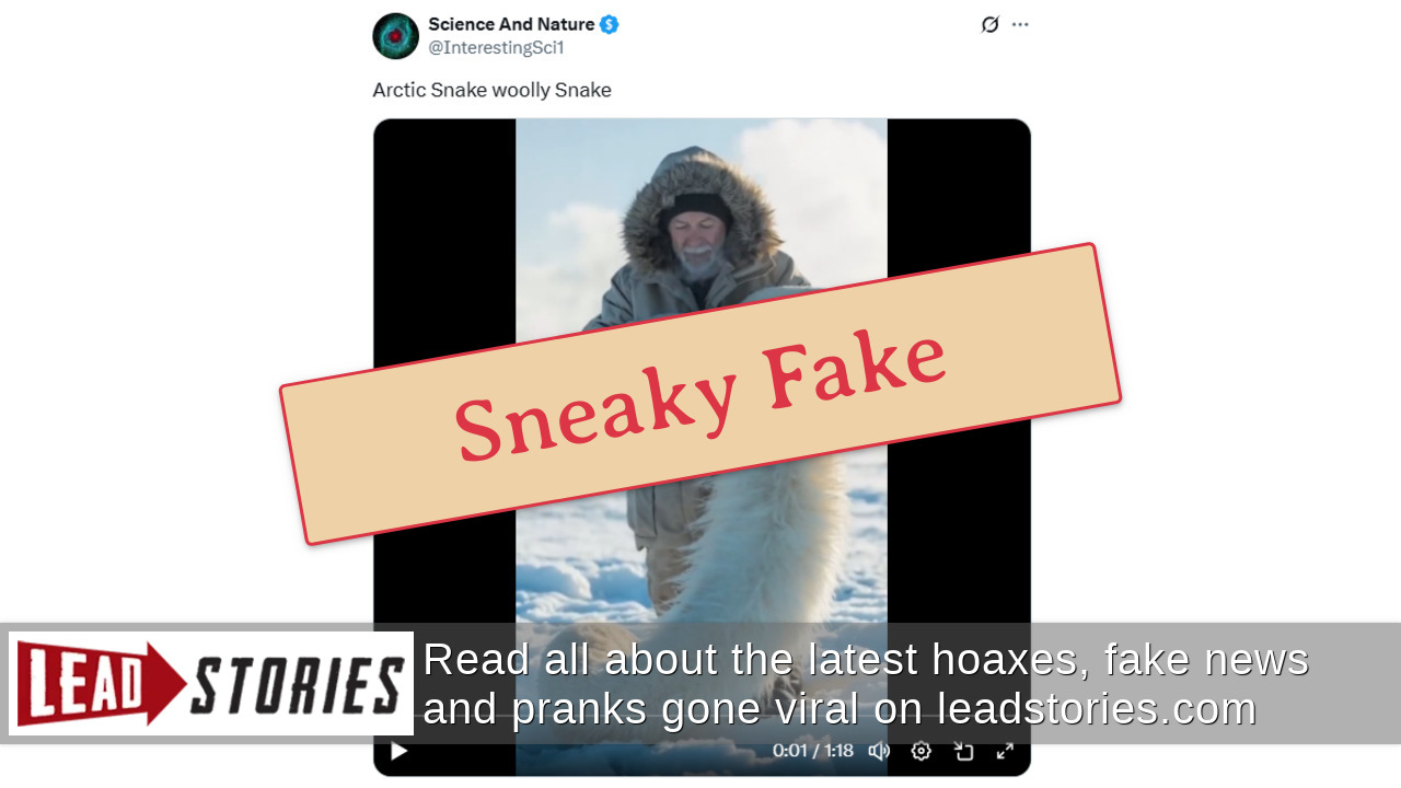 Fact Check: Video Does NOT Show Authentic Arctic Woolly Snake -- No ...