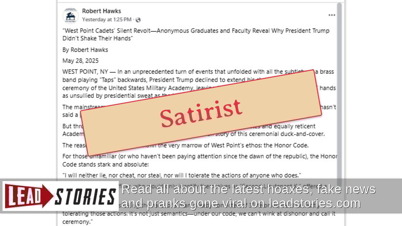 Fact Check: Robert Hawks Post Contained FAKE Quotes by Cadets Refusing ...