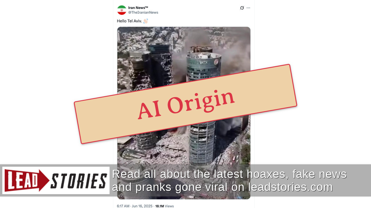 Fact Check: Video Does NOT Authentically Show Tel Aviv High-Rise ...