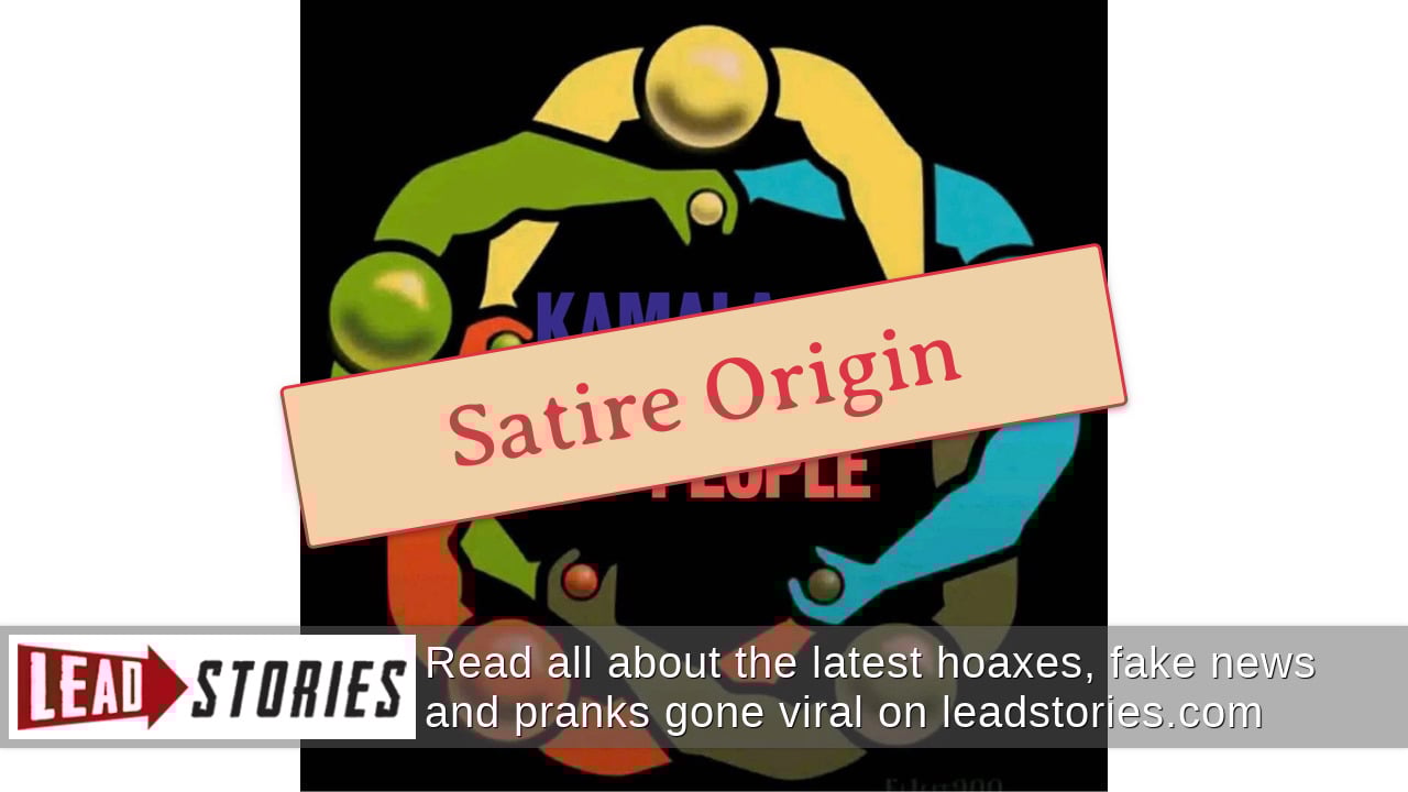 Fact Check: Satirical New 'Kamala Harris For The People' Logo Made 'As ...