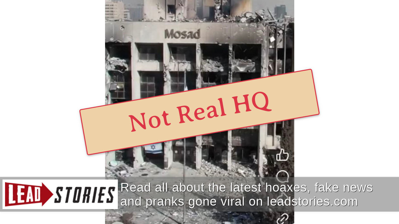 Fact Check: Image Of 'Mosad' Headquarters Does NOT Show Real Office Of ...