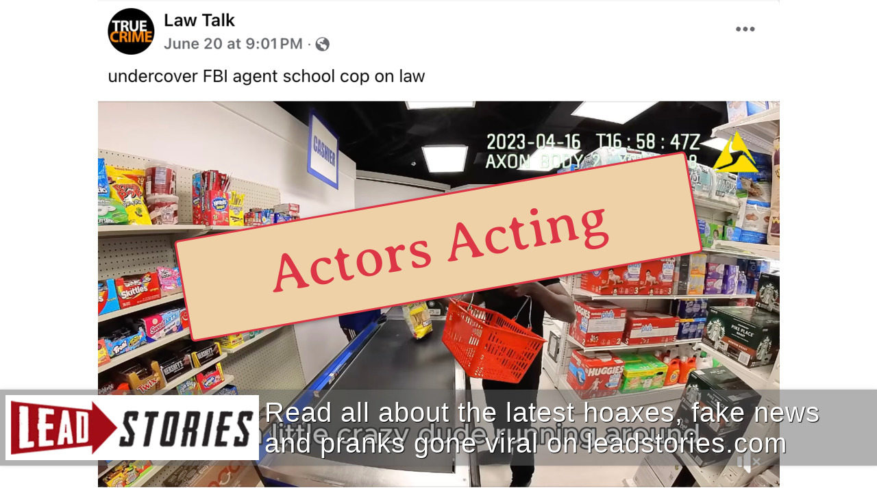 Fact Check: FAKE Video Shows Black Undercover FBI Agent 'Schooling' Cop ...