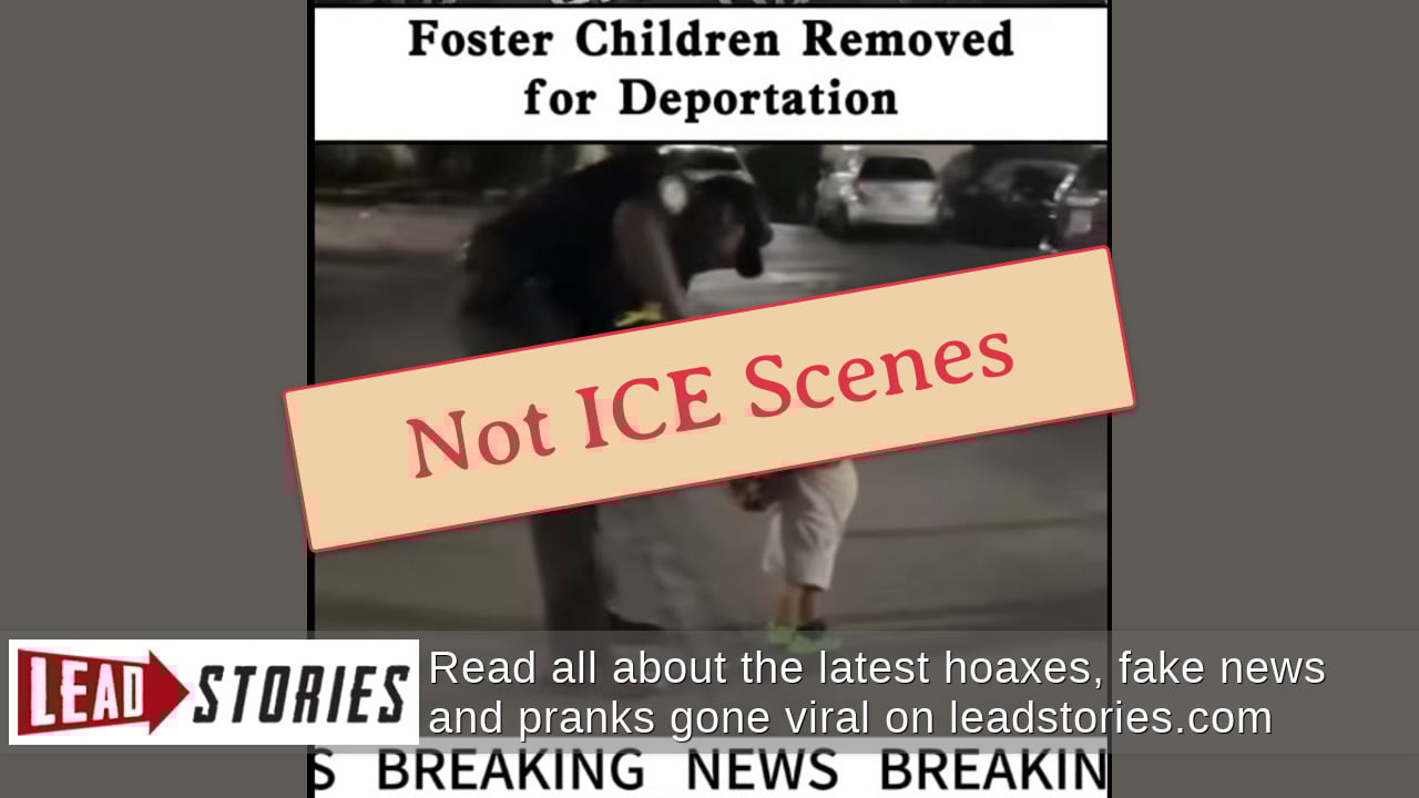 Fact Check: Video Clips Do NOT Show ICE Capturing or 'Removing ...