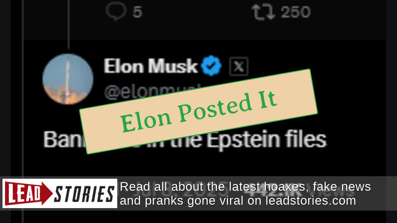 Fact Check: Elon Musk DID Post On X That Steve Bannon 'Is In The ...