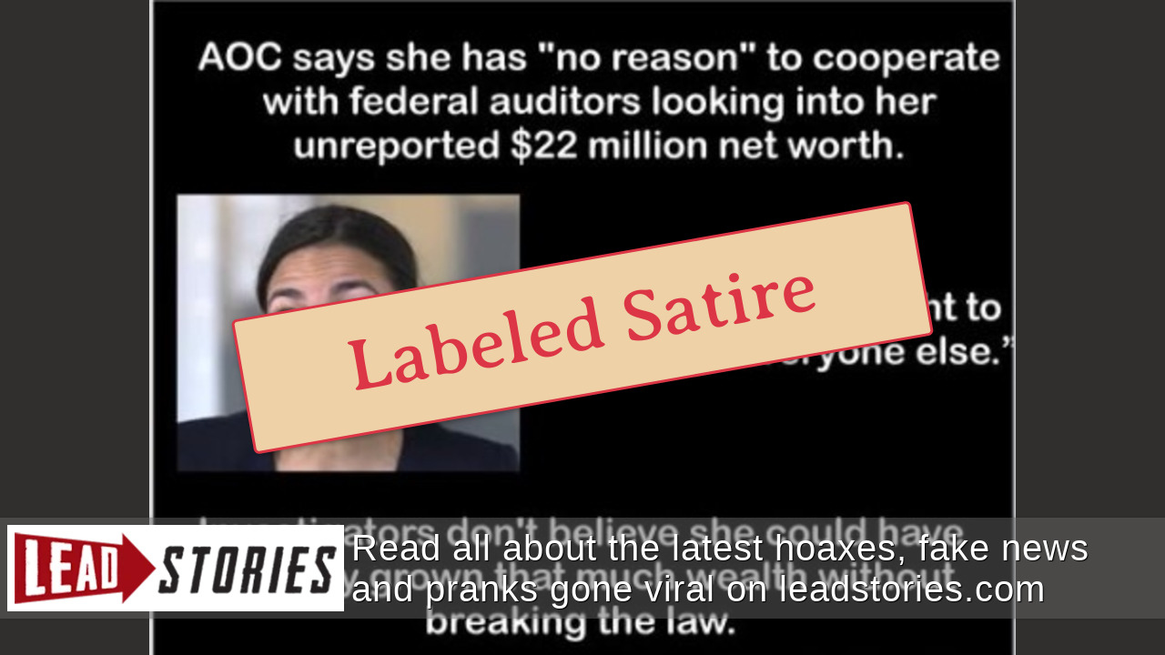 Fact Check: AOC Did NOT Say She Has No Reason To Cooperate With Federal ...
