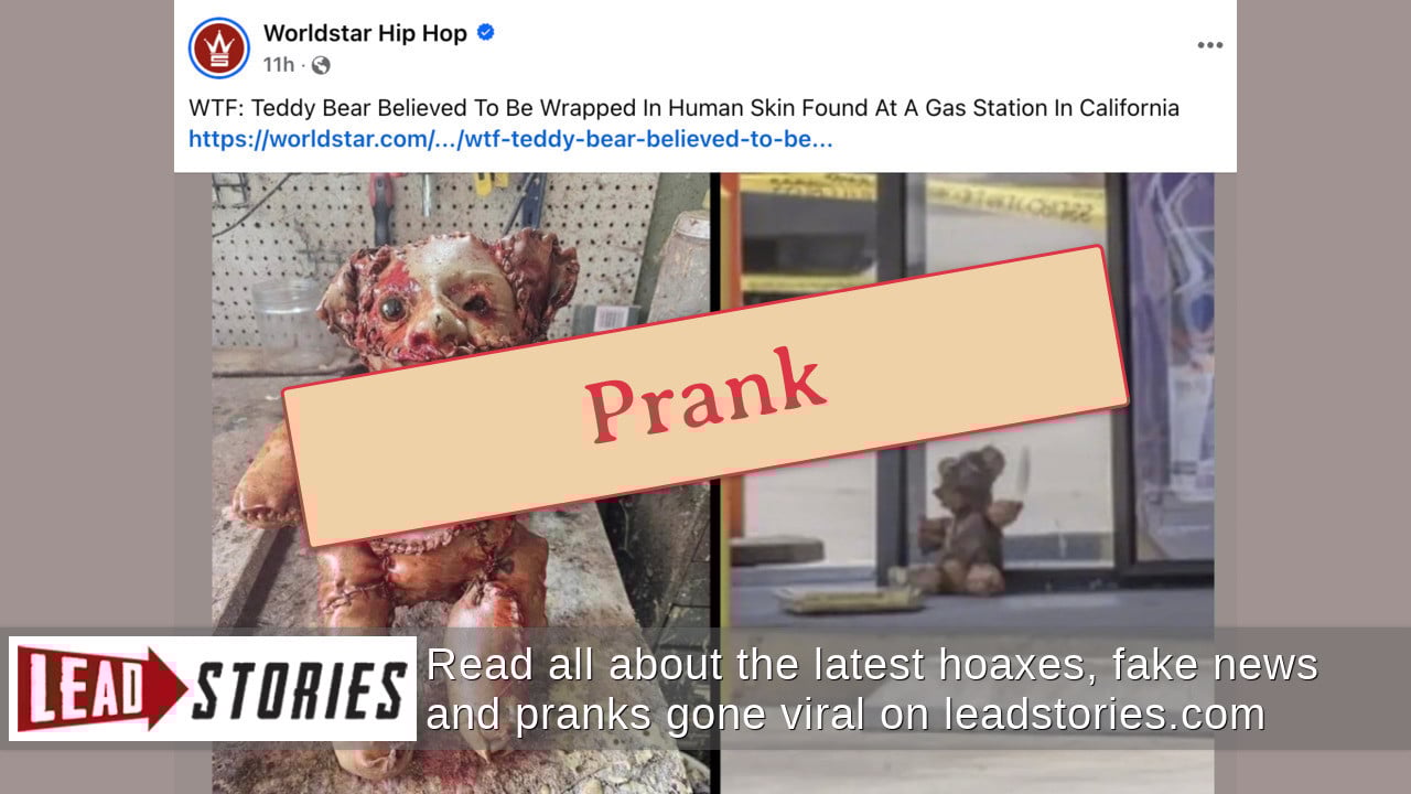 Fact Check: Teddy Bear Found at California Bus Station Was Covered in ...