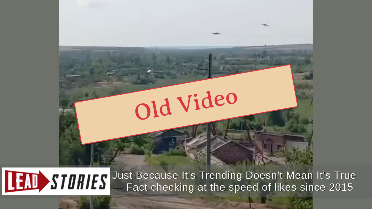 Fact Check: Video Does NOT Show Fighter Jet Being Shot Down During Air ...