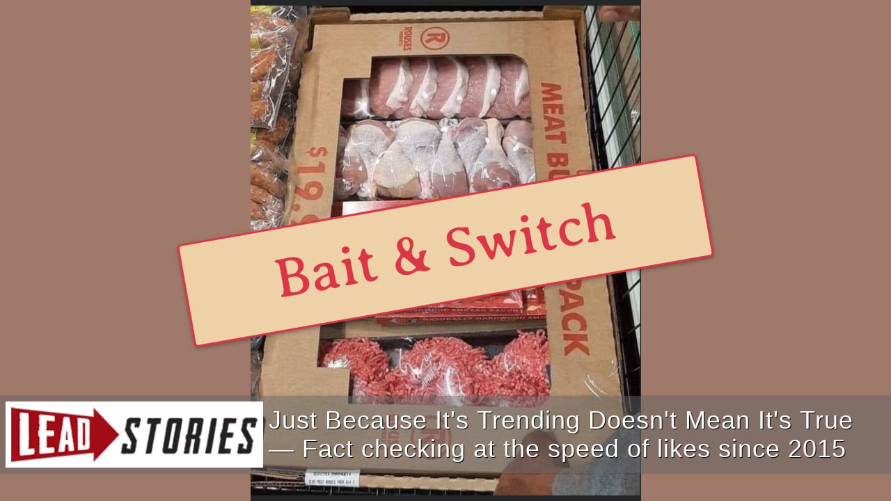 Fact Check: Posts Offering 'Free Meat Bundle Box' Are NOT Authentic -- Bait & Switch Scam ...