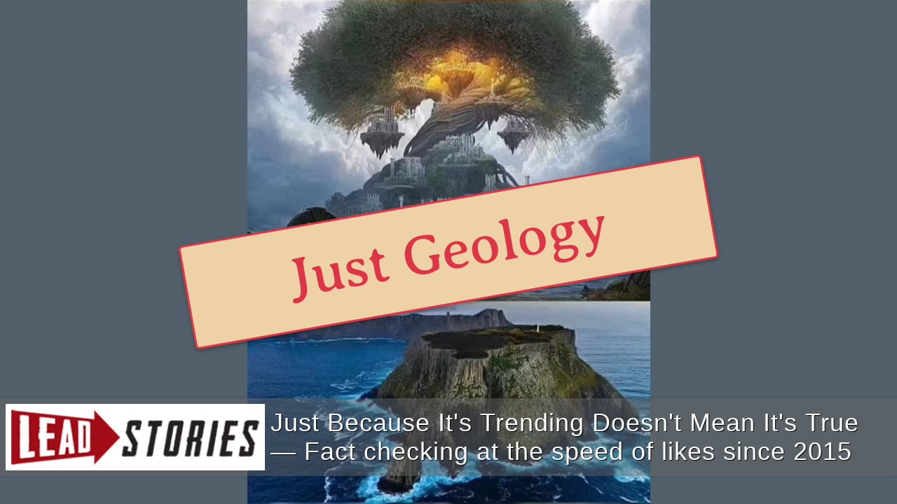 Fact Check: Rock Formations In Video Are NOT Giant Tree Stumps ...