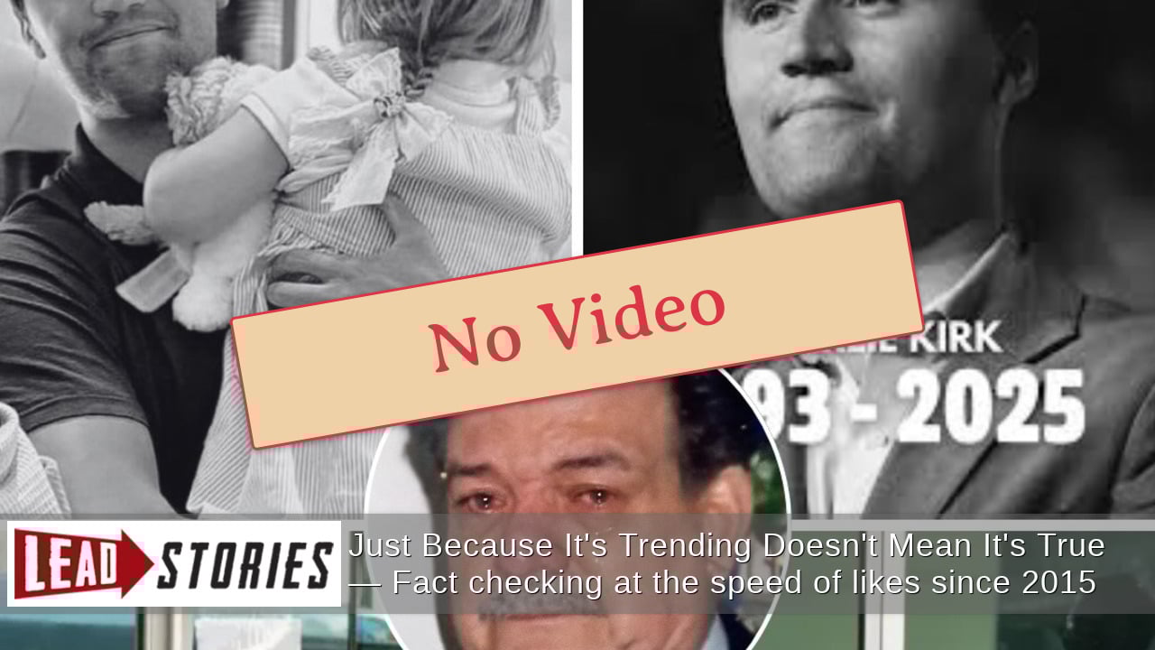 Fact Check: Story Promising Video Of Charlie Kirk's Father Collapsing ...
