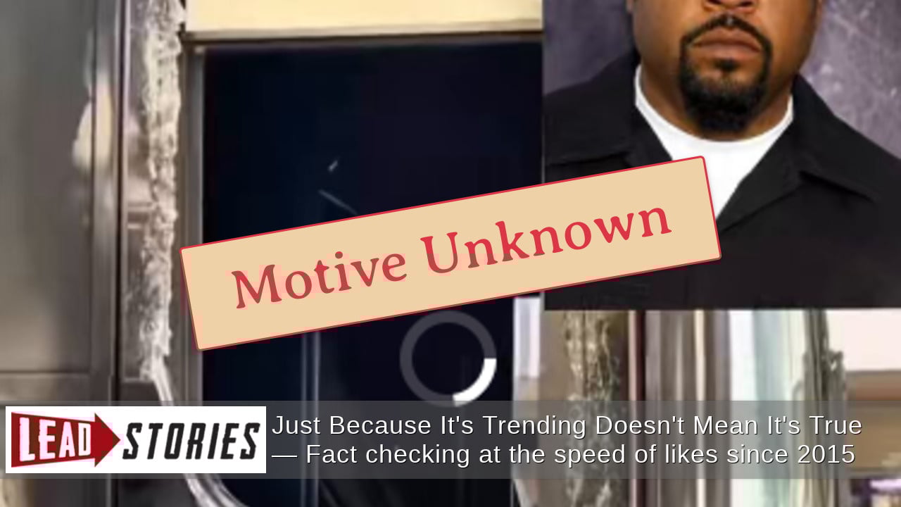 Fact Check: No Evidence Antifa Bombed Ice Cube's Bus After They Mistook ...