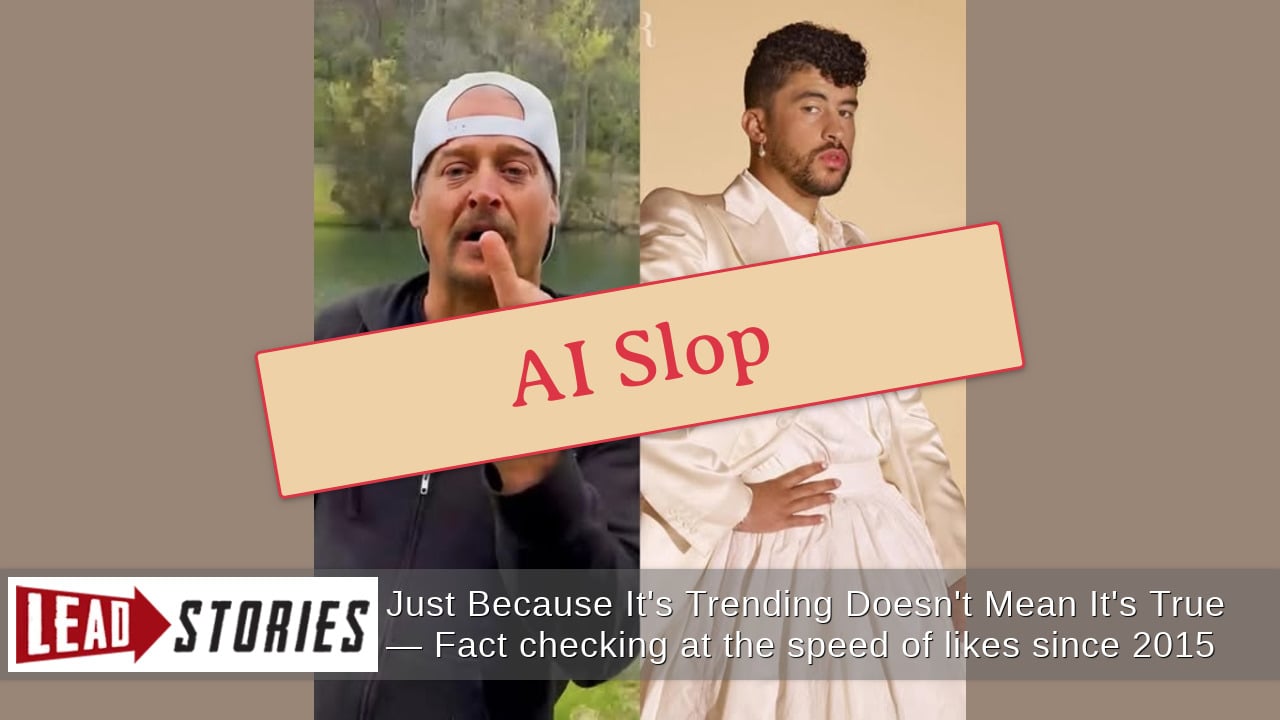 Fact Check: Kid Rock Did NOT Say Bad Bunny Is 'A Man In A Dress' Or ...