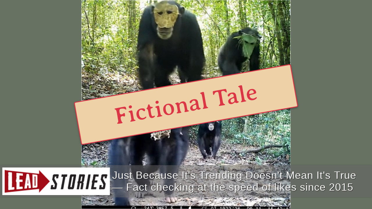 Fact Check: Chimps Are NOT Wearing Masks When Raiding Fruit Stands In ...