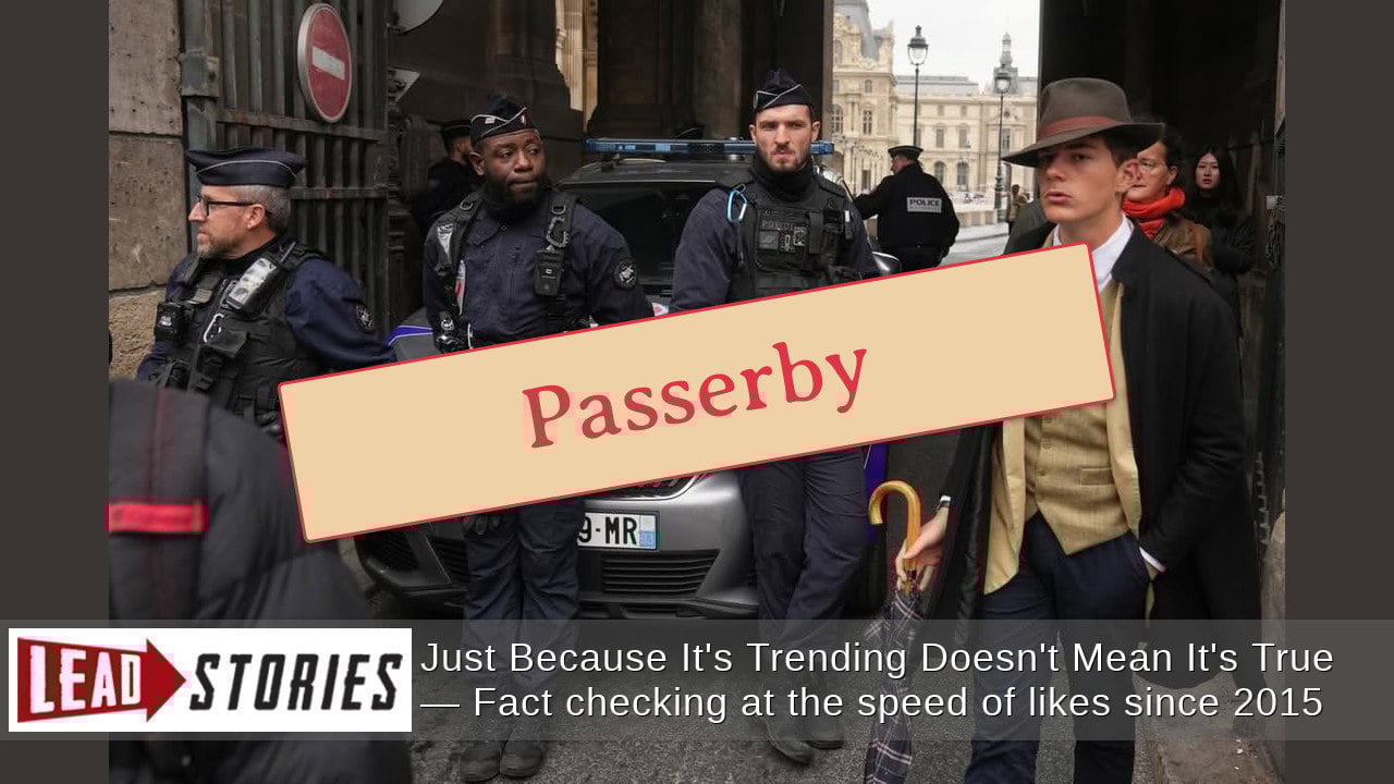 Fact Check: Dapper Man Photographed Near Paris Louvre Is NOT A French Detective Working Case Of ...