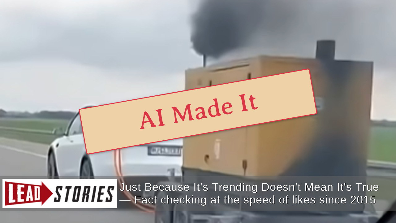 Fact Check: Video Of Tesla Pulling Diesel Motor As It Charges Is NOT ...