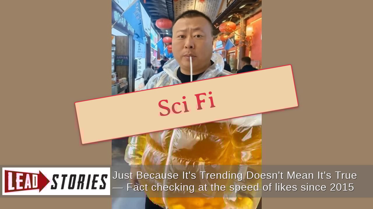 Fact Check: Photo Does NOT Show A Real Tsingtao Beer-Filled Puffer Parka With A Straw -- Physics ...