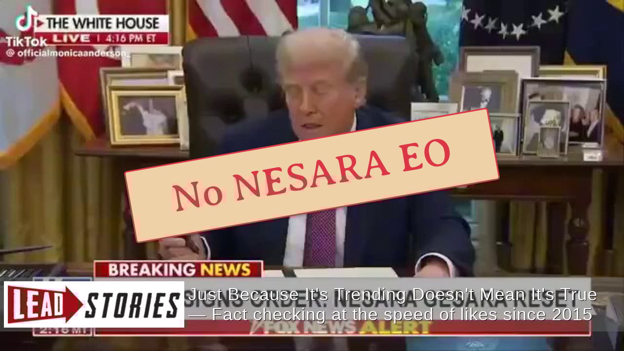 Fact Check: Fox News Aired NO Report That Trump Declared 'NESARA/GESARA ...