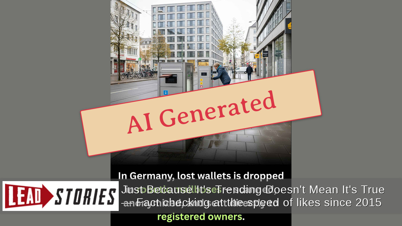 Fact Check: German Lost Wallet Return System Is NOT Real -- It's AI ...