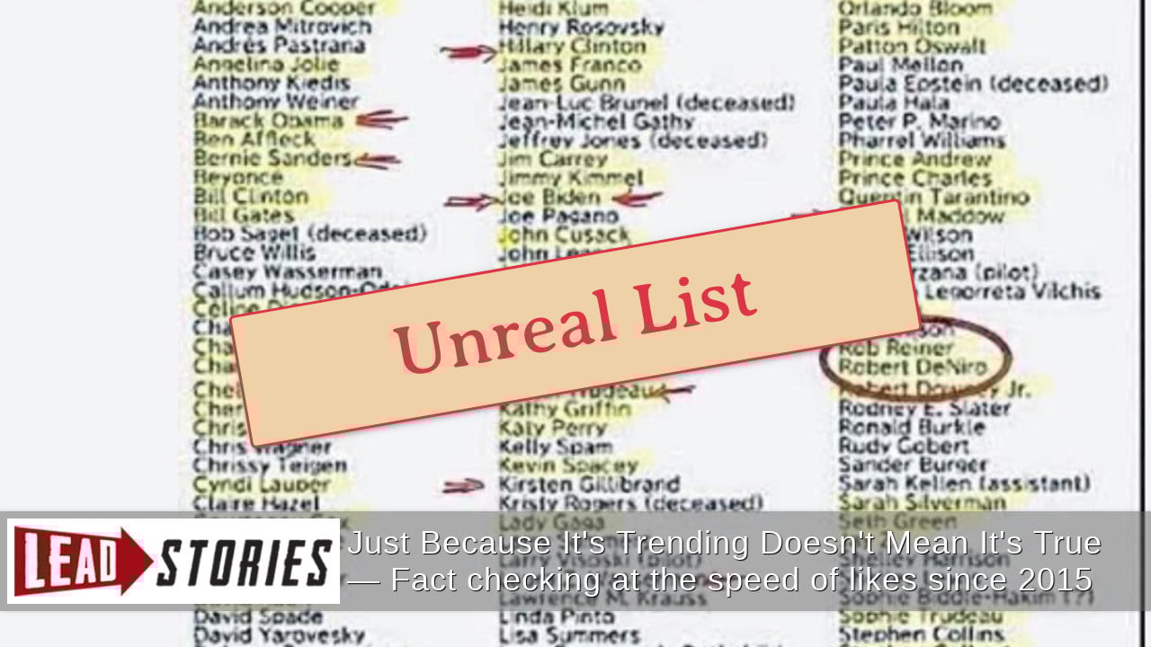 Fact Check: Rob Reiner Is NOT On 'The Epstein List' -- It's A Fake List ...