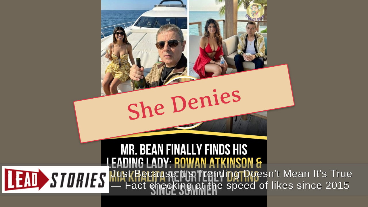 Fact Check: Mia Khalifa Is NOT Dating Rowan Atkinson, The Actor Who ...