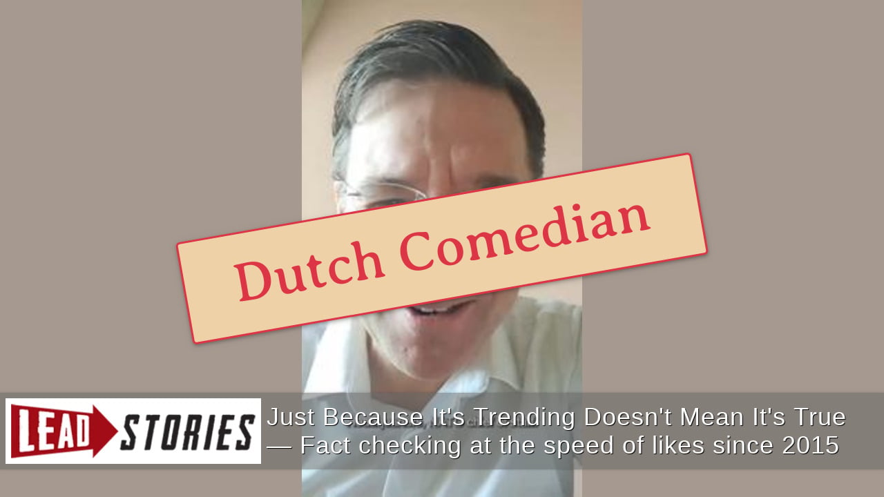 Fact Check: Viral Video Is NOT NATO Secretary General Mark Rutte, Nor ...