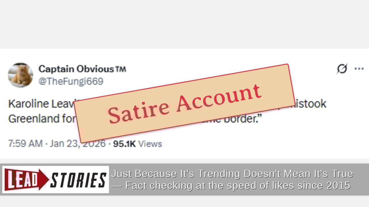 Fact Check: Karoline Leavitt Did NOT Say That Greenland And Iceland ...