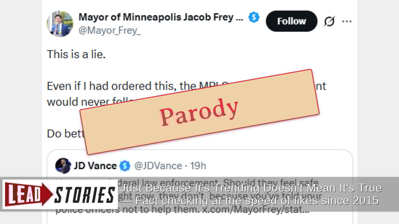 Fact Check: Parody X Post Telling J.D. Vance To 'Go F*ck A Couch' Not ...