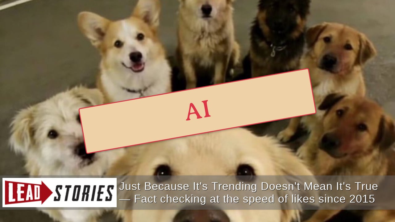 Fact Check: FAKE Selfie Of Seven Dogs Walking Together In China Is NOT ...