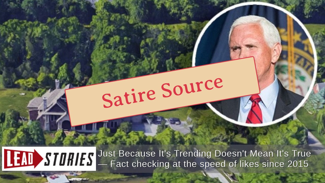Fact Check: No Male Prostitute Was Found Dead In Home Of Mike Pence ...