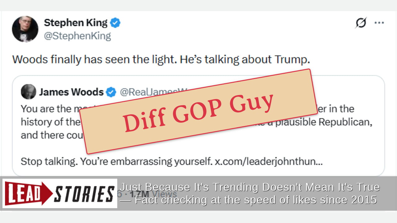 Fact Check: James Woods Did Not Call President Trump The 'Most ...