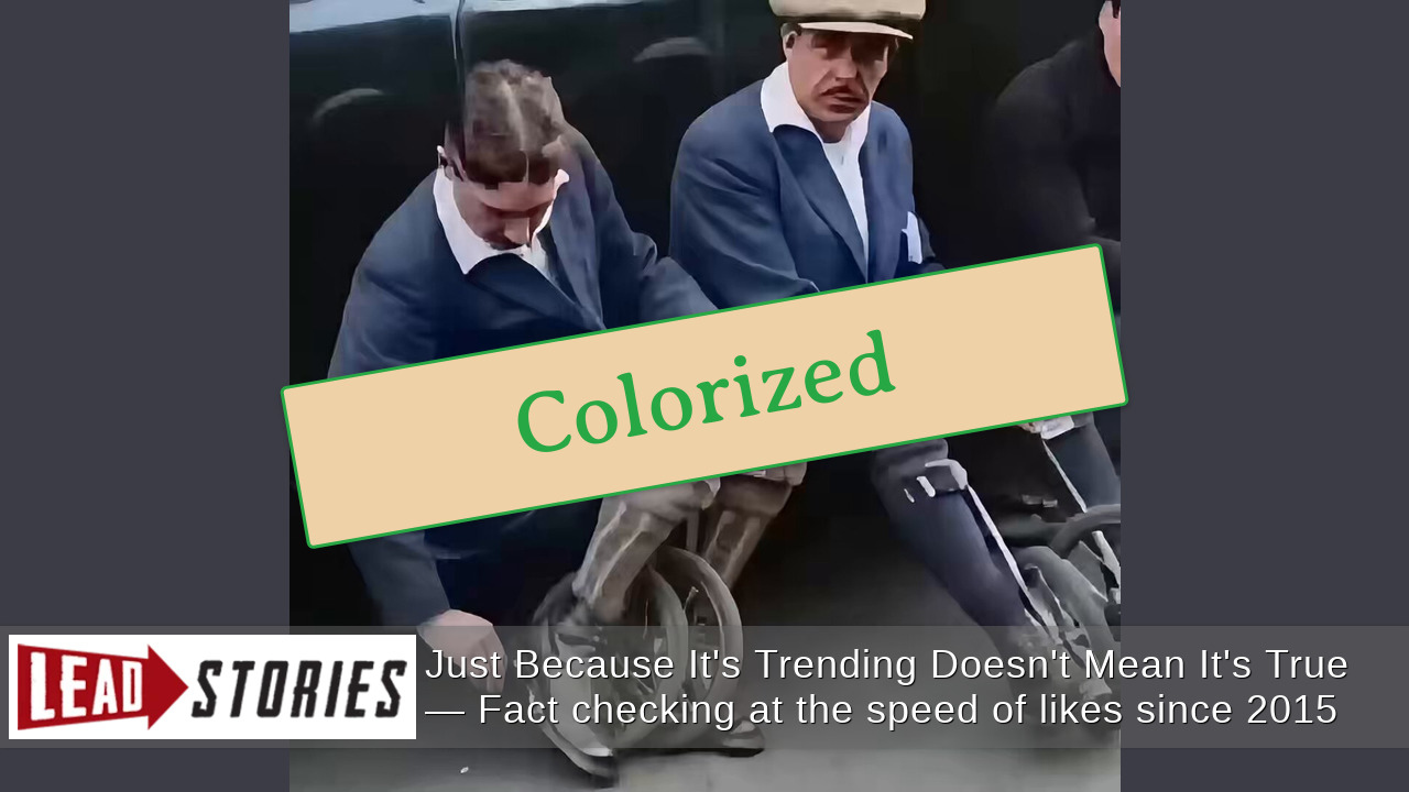 Fact Check: Real But Colorized 1923 Footage Shows Early French Roller ...