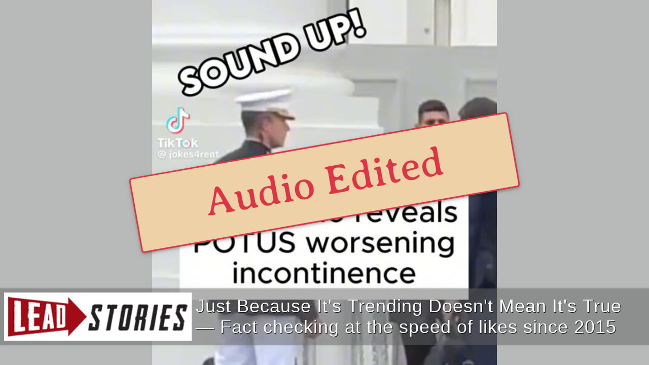 Fact Check: Edited Audio Has Fart Sounds NOT In Original Video Of Trump ...