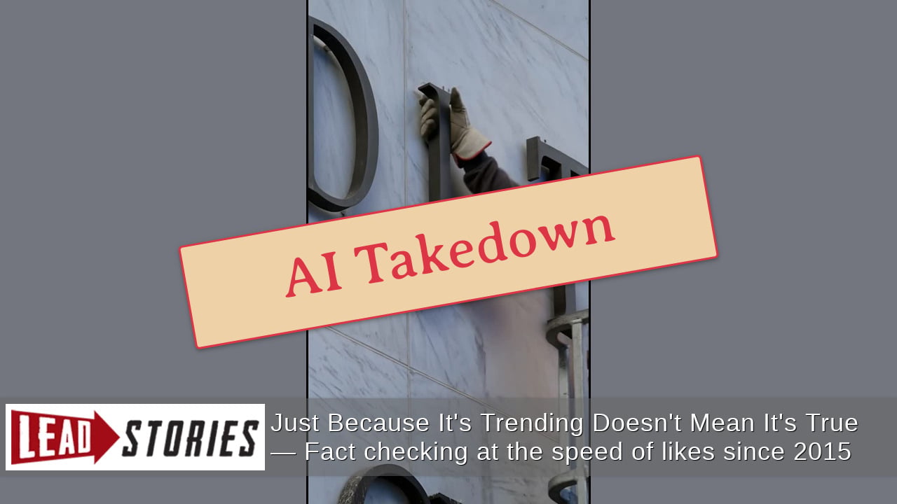 Fact Check: AI Video Of Trump's Name Being Removed From Kennedy Center ...