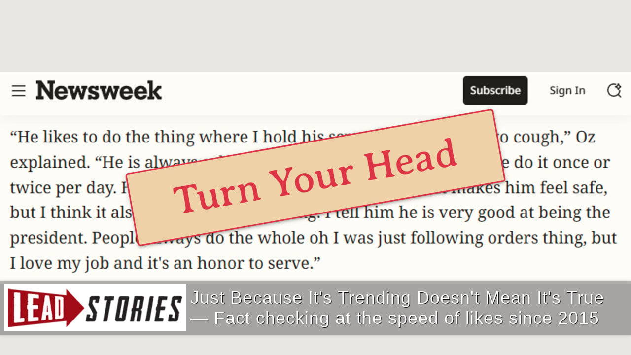 Fact Check: Newsweek Article Did NOT Report That Dr. Oz Gives Trump The ...