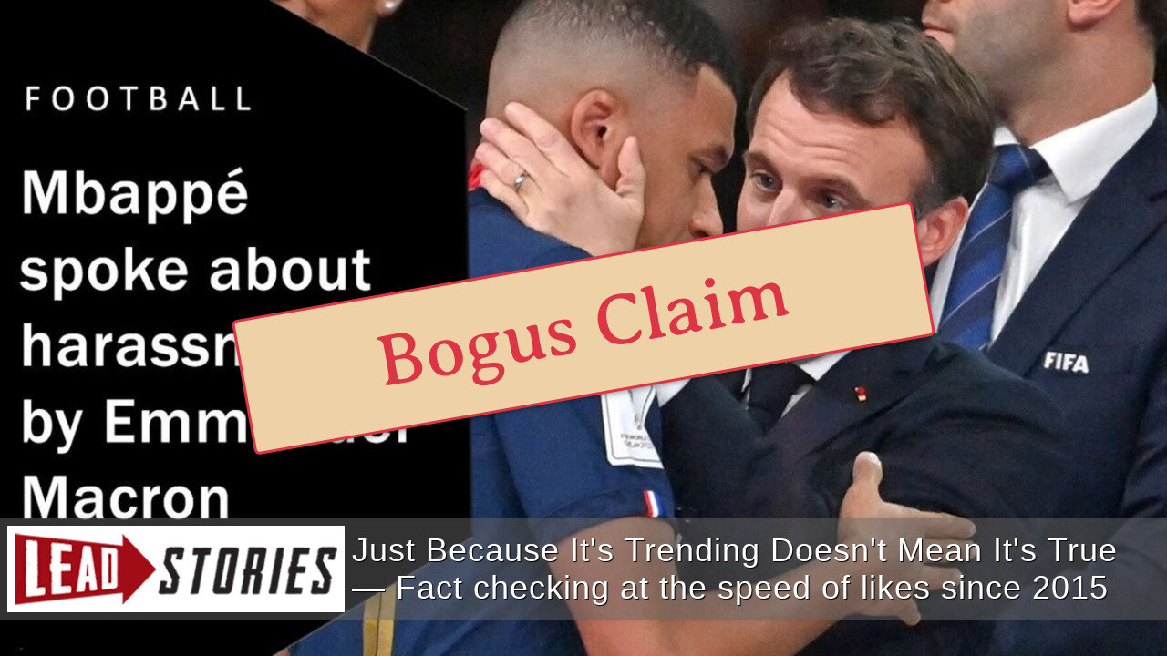 Fact Check: FAKE Eurosport Video Report Says Kylian Mbappé Accused ...