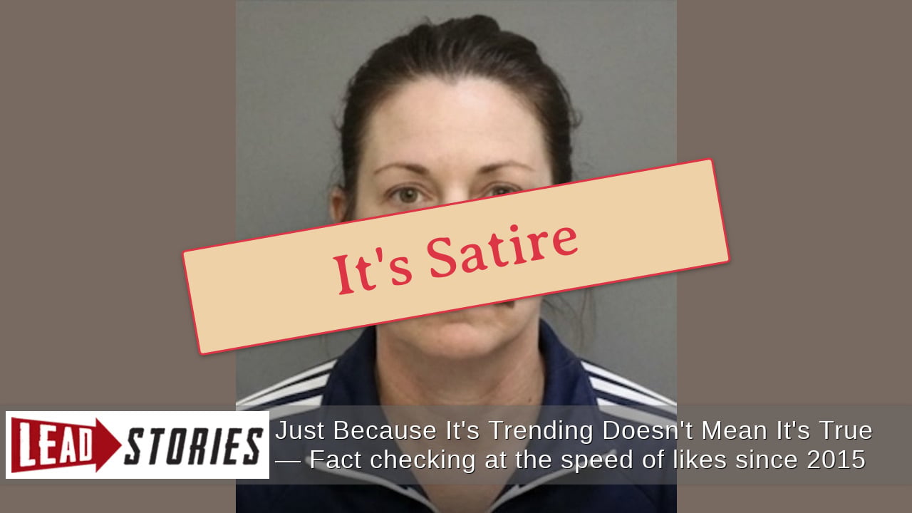 Fact Check: FAKE Mugshot Shows Woman Arrested For Disguising Herself As ...