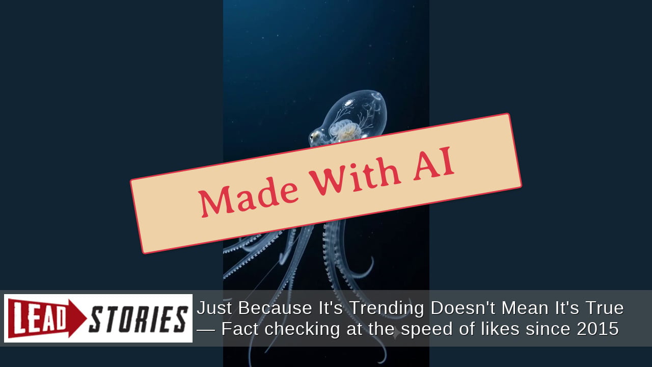 Fact Check: FAKE Video Shows A Transparent Squid 'The Real Invisible ...