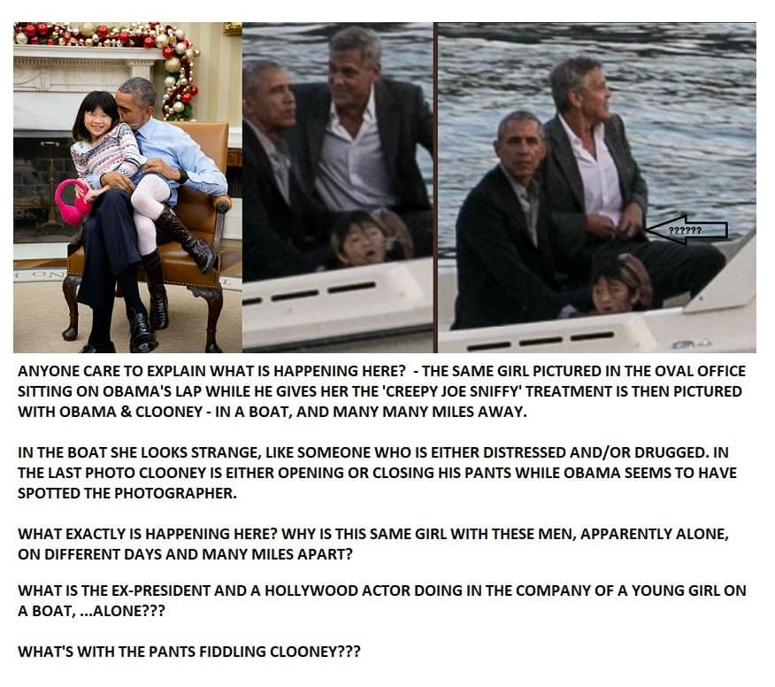 Fact Check: Photos Do NOT Prove Obama And Clooney Acted Inappropriately ...